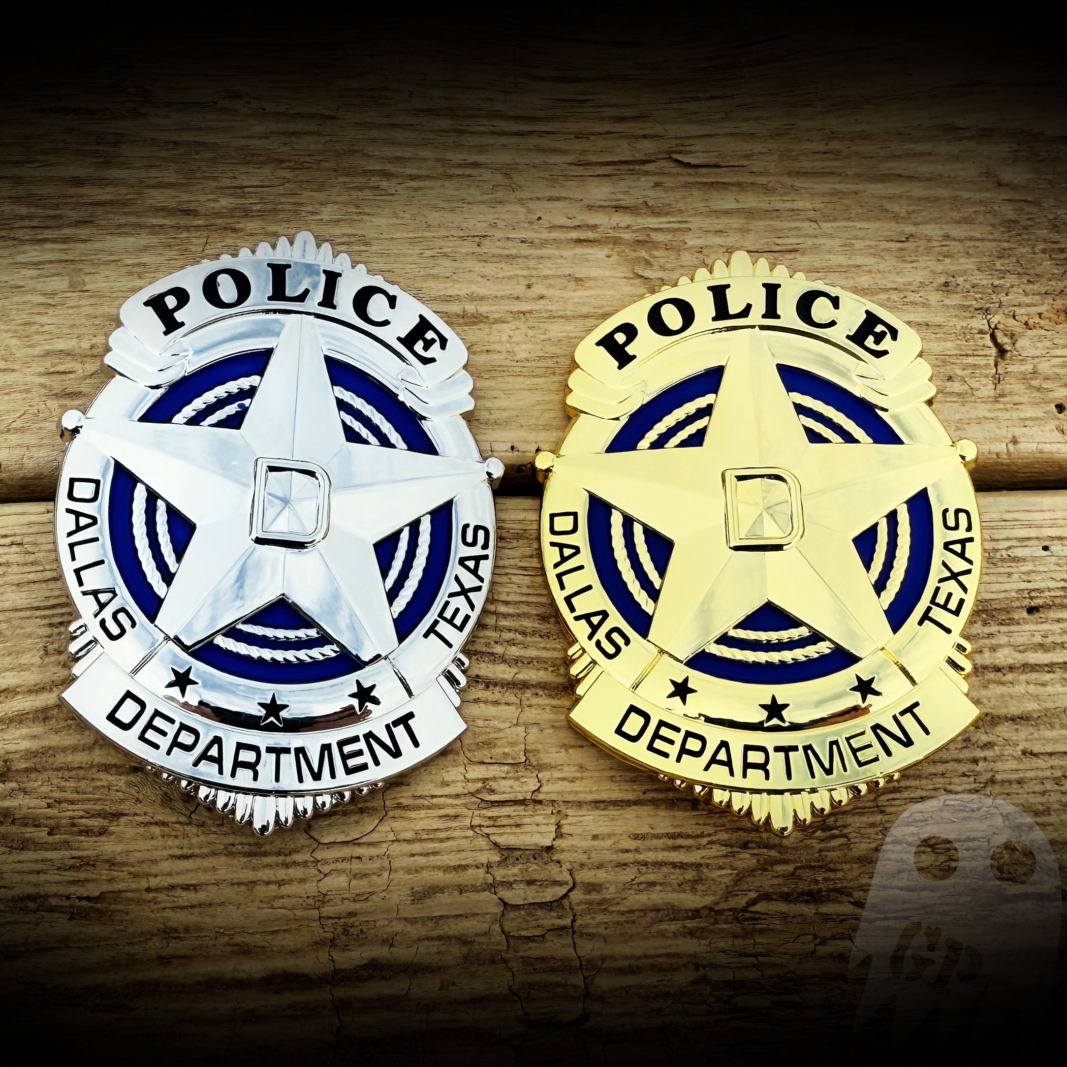 STANDARD - Dallas, TX PD Standard Issue Badge – Ghost Patch Custom