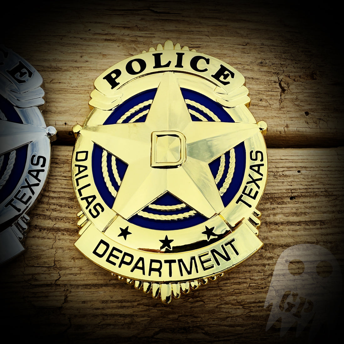 STANDARD - Dallas, TX PD Standard Issue Badge – Ghost Patch Custom