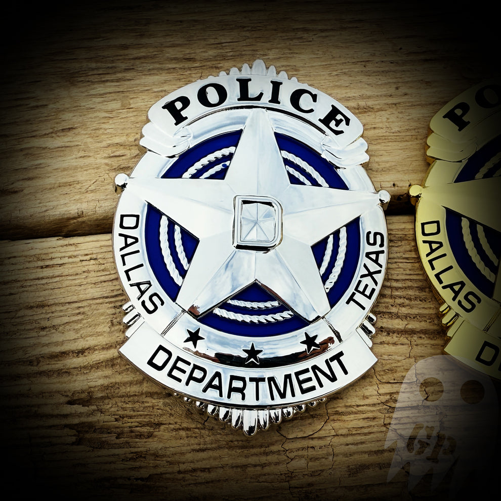 STANDARD - Dallas, TX PD Standard Issue Badge – Ghost Patch Custom