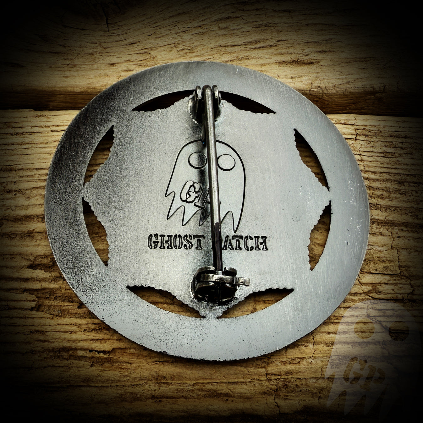 DOJ Federal Bureau of Prisons FLAT Metal Badge – Ghost Patch Custom