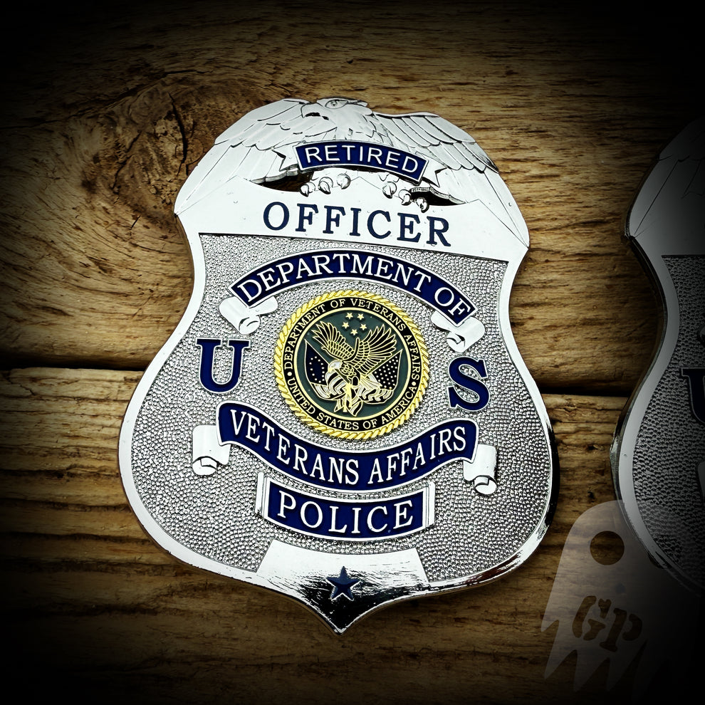 RETIRED - Veterans Affairs Police Department RETIRED Metal Badges ...